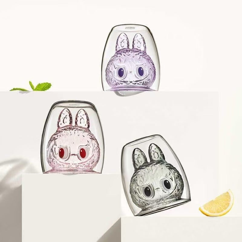 THE MONSTERS CHEERS LABUBU GLASS CUP – WWFBUY
